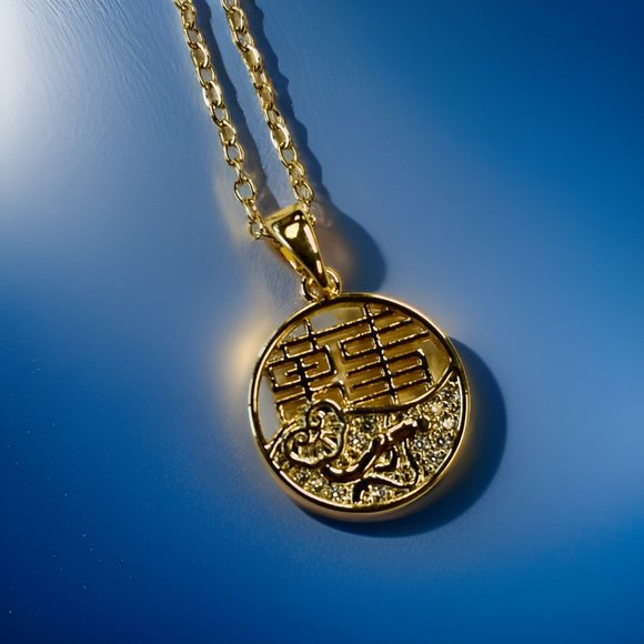 Fifth Ave | Jewelry | Gold And Zircon Relief May All Go Well With You ...